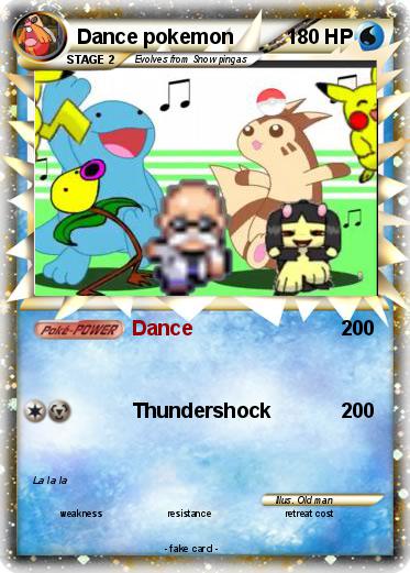 Pokémon Dance pokemon - Dance - My Pokemon Card