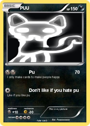 Pokémon PUU - Pu - My Pokemon Card