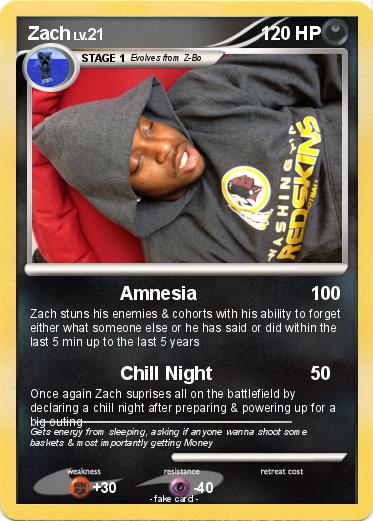 Pokémon Zach 267 267 - Amnesia - My Pokemon Card