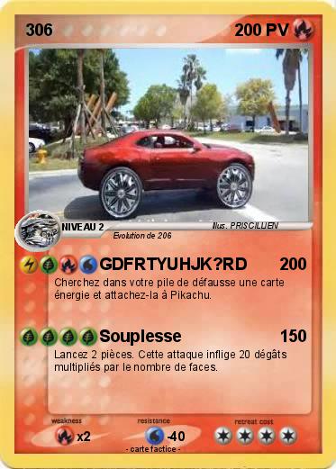 Pokémon 306 11 11 - GDFRTYUHJK?RD - Ma carte Pokémon