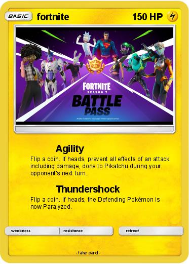 Pokémon fortnite 651 651 - Agility - My Pokemon Card