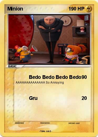 Pokémon Minion 112 112 - Bedo Bedo Bedo Bedo - My Pokemon Card