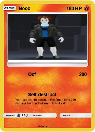 Pokémon Noob 1283 1283 - Oof - My Pokemon Card