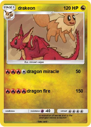 Pokémon drakeon 105 105 - dragon miracle - My Pokemon Card