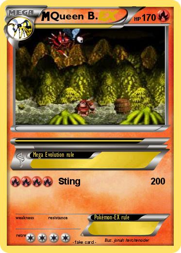Pokémon Queen B 3 3 - Sting - My Pokemon Card