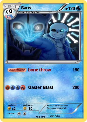 Pokémon Sans 1773 1773 - bone throw - My Pokemon Card