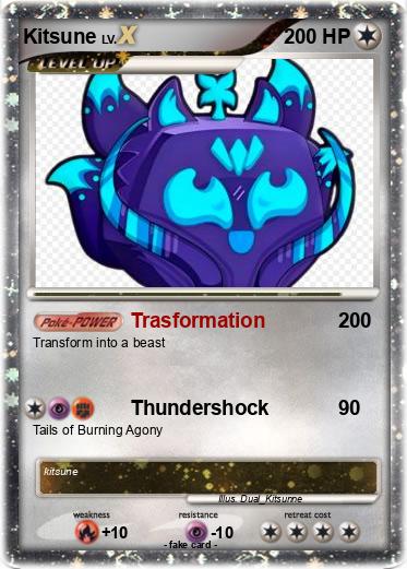 Pokémon Kitsune 105 105 - Trasformation - My Pokemon Card