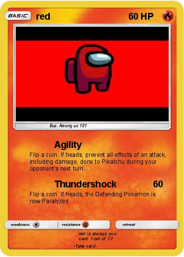 Pokémon Red 5407 5407 - Agility - My Pokemon Card