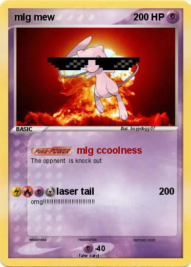 Pokémon mlg mew - mlg ccoolness - My Pokemon Card