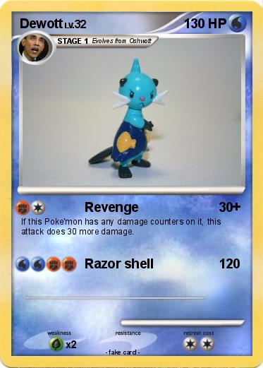 Pokémon Dewott 338 338 - Revenge - My Pokemon Card