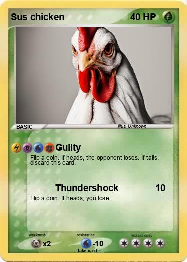 Pokémon Sus chicken 2 2 - Guilty - My Pokemon Card