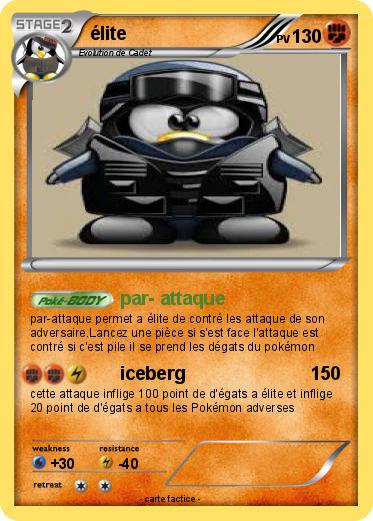Pokémon elite 641 641 - par- attaque - Ma carte Pokémon