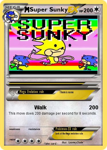 Pokémon Super Sunky - Walk - My Pokemon Card