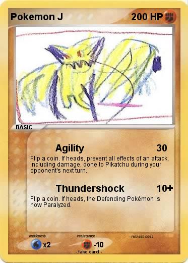 Pokémon Pokemon J - Agility - My Pokemon Card