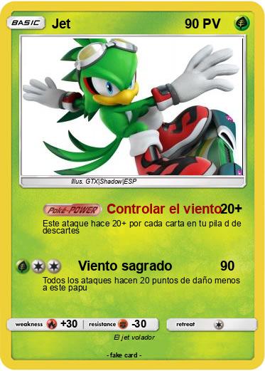 Pokémon Jet 613 613 - Controlar el viento - Mi carta pokémon