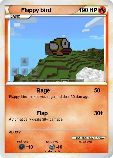 Pokémon Flappy bird 145 145 - Rage - My Pokemon Card