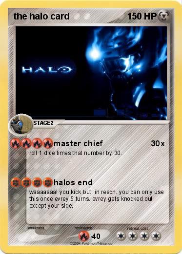 Pokémon the halo card - master chief - My Pokemon Card