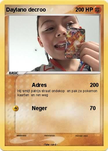 Pokémon Daylano decroo - Adres - My Pokemon Card