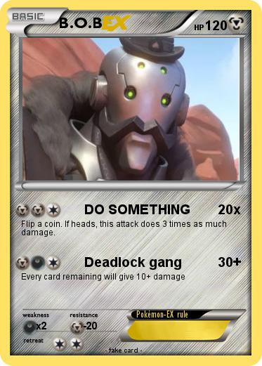 Pokémon B O B 54 54 - DO SOMETHING - My Pokemon Card