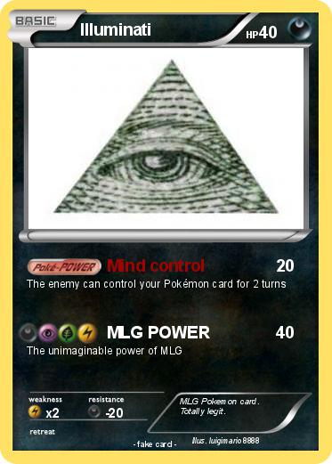 Pokémon Illuminati 279 279 - Mind control - My Pokemon Card