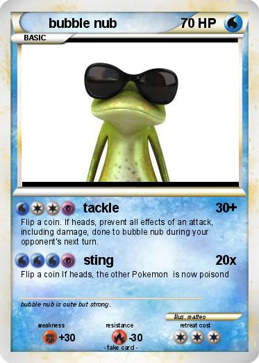 Pokémon bubble nub - tackle - My Pokemon Card