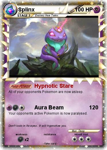 Pokémon Splinx - Hypnotic Stare - My Pokemon Card