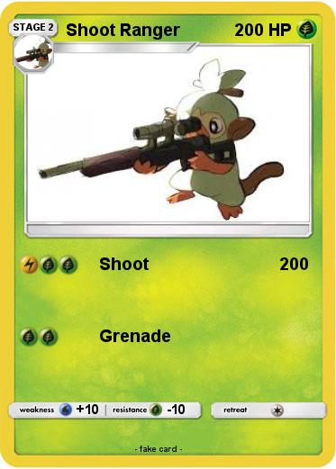 Pokémon Shoot Ranger - Shoot - My Pokemon Card