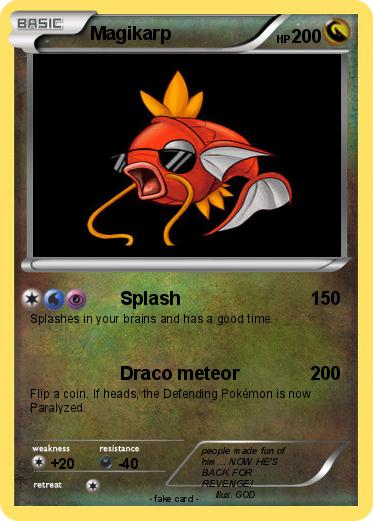 Pokémon Magikarp 1578 1578 - Splash - My Pokemon Card