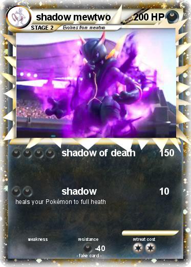 Pokémon shadow mewtwo 159 159 - shadow of death - My Pokemon Card