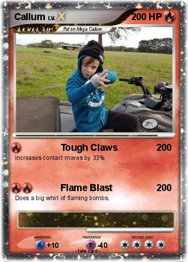 Pokémon Callum 129 129 - Tough Claws - My Pokemon Card