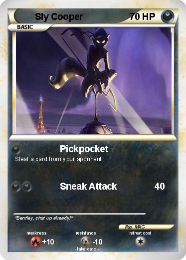 Pokémon Sly Cooper 100 100 - Pickpocket - My Pokemon Card
