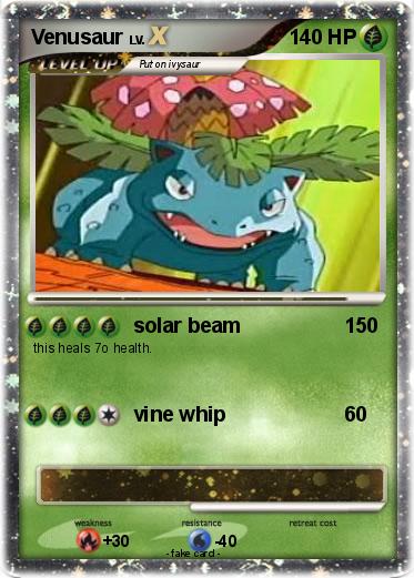 Pokémon Venusaur 425 425 - solar beam - My Pokemon Card