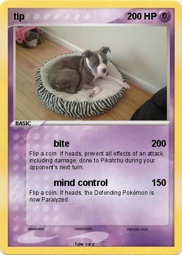 Pokémon tip 13 13 - bite - My Pokemon Card