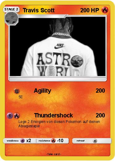Pokémon Travis Scott 49 49 - Agility - My Pokemon Card