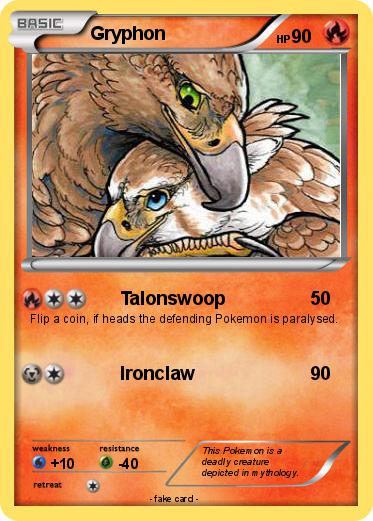 Pokémon Gryphon 68 68 - Talonswoop - My Pokemon Card