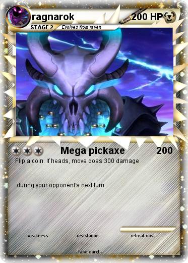 Pokémon ragnarok 53 53 - Mega pickaxe - My Pokemon Card