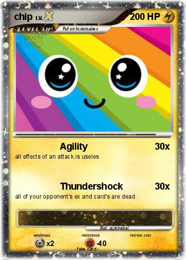 Pokémon chip 146 146 - Agility - My Pokemon Card