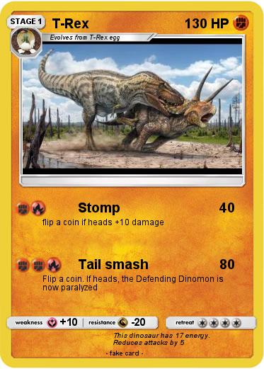Pokémon T Rex 1003 1003 - Stomp - My Pokemon Card