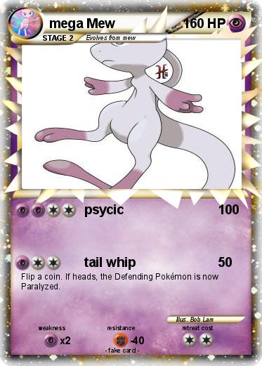 Pokémon mega Mew 15 15 - psycic - My Pokemon Card