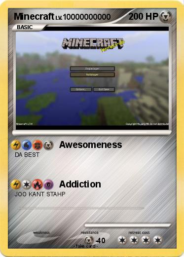 Pokémon Minecraft 1863 1863 - Awesomeness - My Pokemon Card