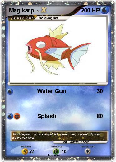 Pokémon Magikarp 1034 1034 - Water Gun - My Pokemon Card