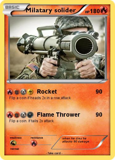 Pokémon Milatary solider - Rocket - My Pokemon Card