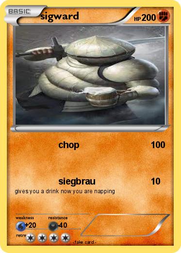Pokémon sigward 1 1 - chop - My Pokemon Card