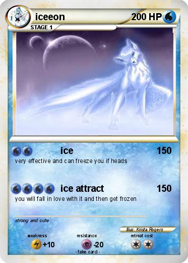 Pokémon iceeon - ice - My Pokemon Card