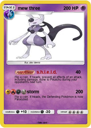 Pokémon mew three 161 161 - s.h.i.e.l.d. - My Pokemon Card