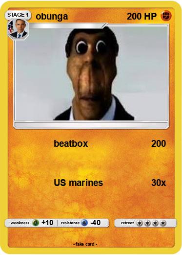 Pokémon obunga 75 75 - beatbox - My Pokemon Card