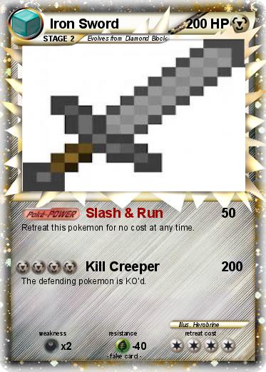 Pokémon Iron Sword 11 11 - Slash & Run - My Pokemon Card