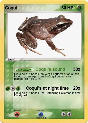 Pokémon Coqui 8 8 - Coqui's sound - My Pokemon Card