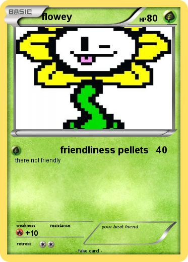 Pokémon flowey 438 438 - friendliness pellets - My Pokemon Card