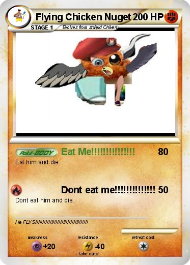 Pokémon Flying Chicken Nuget - Eat Me!!!!!!!!!!!!!!! - My Pokemon Card